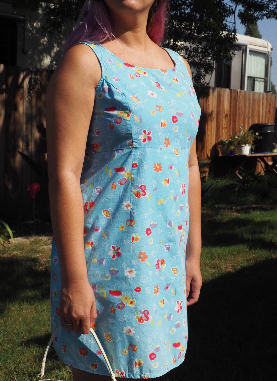 Vintage Floral Day Dress - Etsy