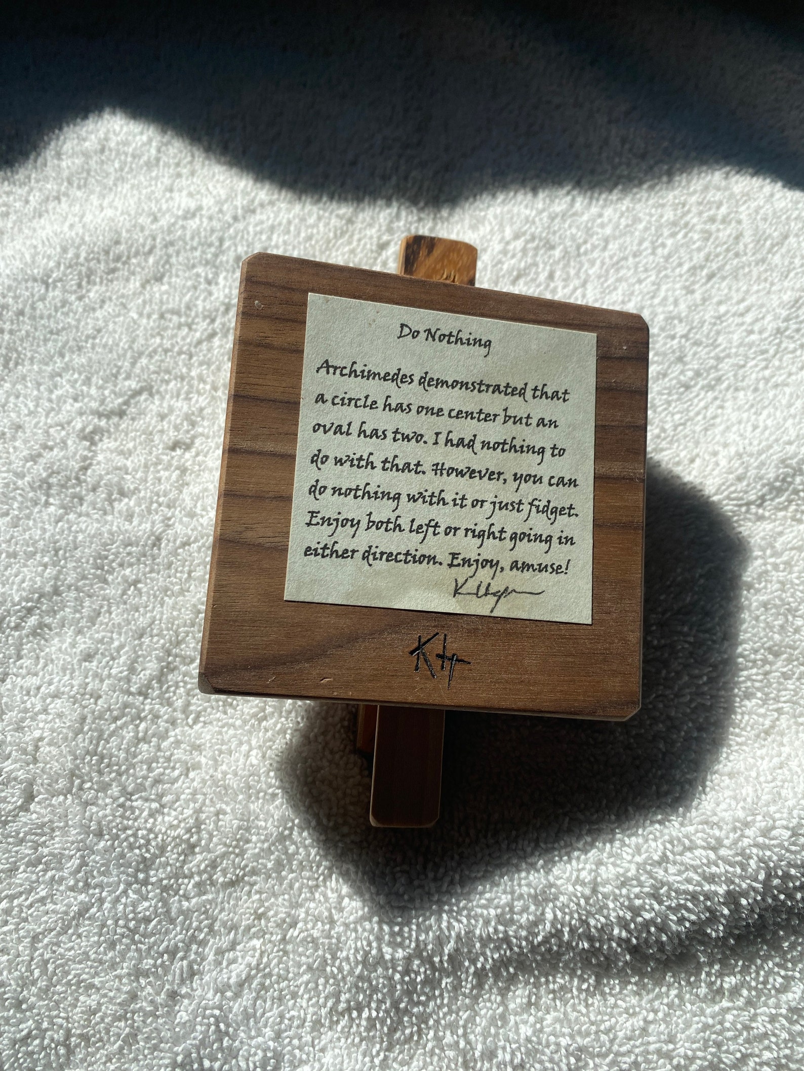 Do Nothing Machine, Fidget Toy, Desk Top Toy, Coffee Table Accessory ...