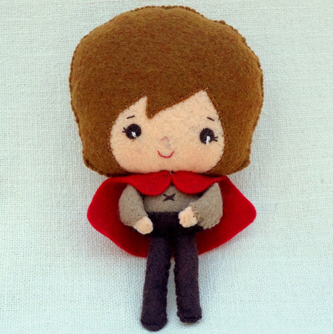 Felt Prince Phillip Doll, Fairy Tale Doll, Wool Felt Art Doll, Handmade ...