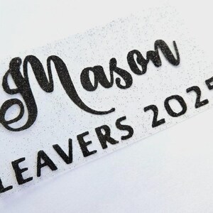 Custom Iron on School Leavers GRADUATION Class of 2025 Personalise T ...