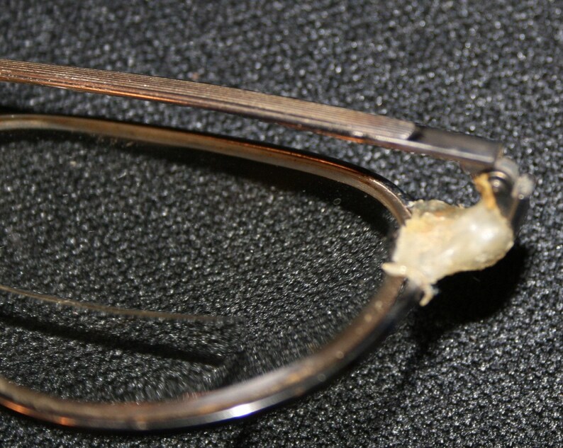 Vtg Mens Wire Frame Eyeglass Frames Eyeglasses 54 14 140 Sand Eye ...