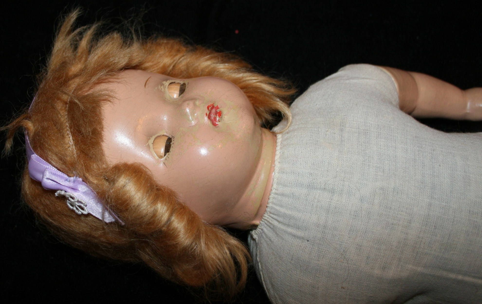 Vtg Horsman Horseman Dolls Doll Baby Cloth Body Sleep Eyes 18" Cryer W ...