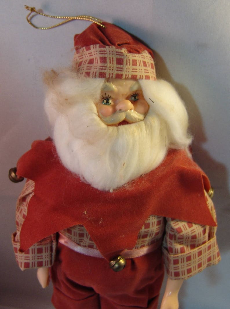 Vtg Santa Claus Figura Muñeca 12 Navidad Navidad Rust | Etsy
