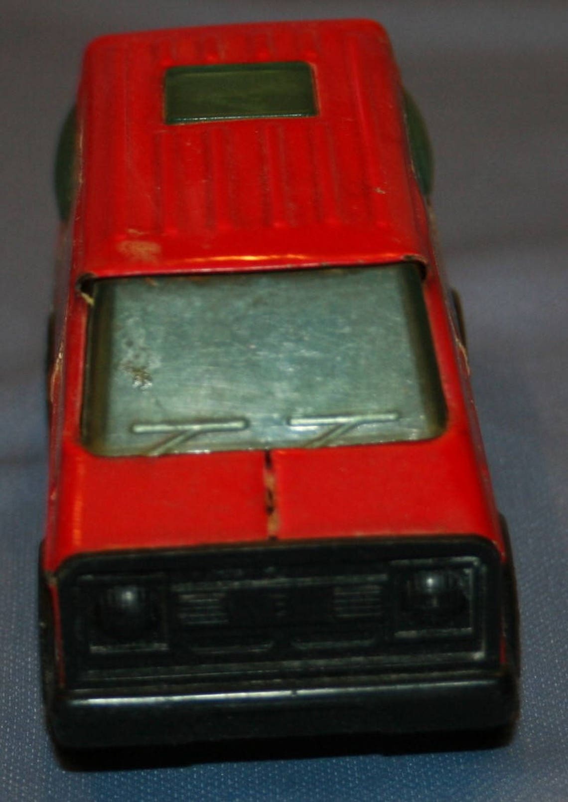 Vtg the Amazing Spider Van Buddy Metal Die Cast Diecast Toy Car Red ...