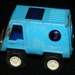 Lot 2 Vtg Metal Toy Cars Blue Van Buddy L Corp and Stingin Bug Tootsie ...