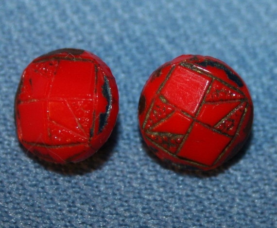 Craft Supplies & Tools Two Dozen Glass Shank Ball Buttons Sewing ...