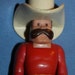 Vtg Fisher Price Husky Helpers Cowboy Cow Boy Western Toy Figure ...