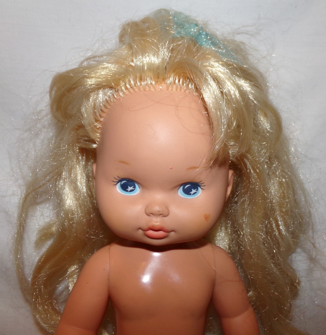 Buy Mattel 1988 Lil Miss Magic Hair Doll Vtg 12 Heart on Cheek Blonde ...