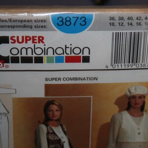 NIP Verlag Aenne Burda Super Combination Pattern #3873 Vtg Uncut Womens ...