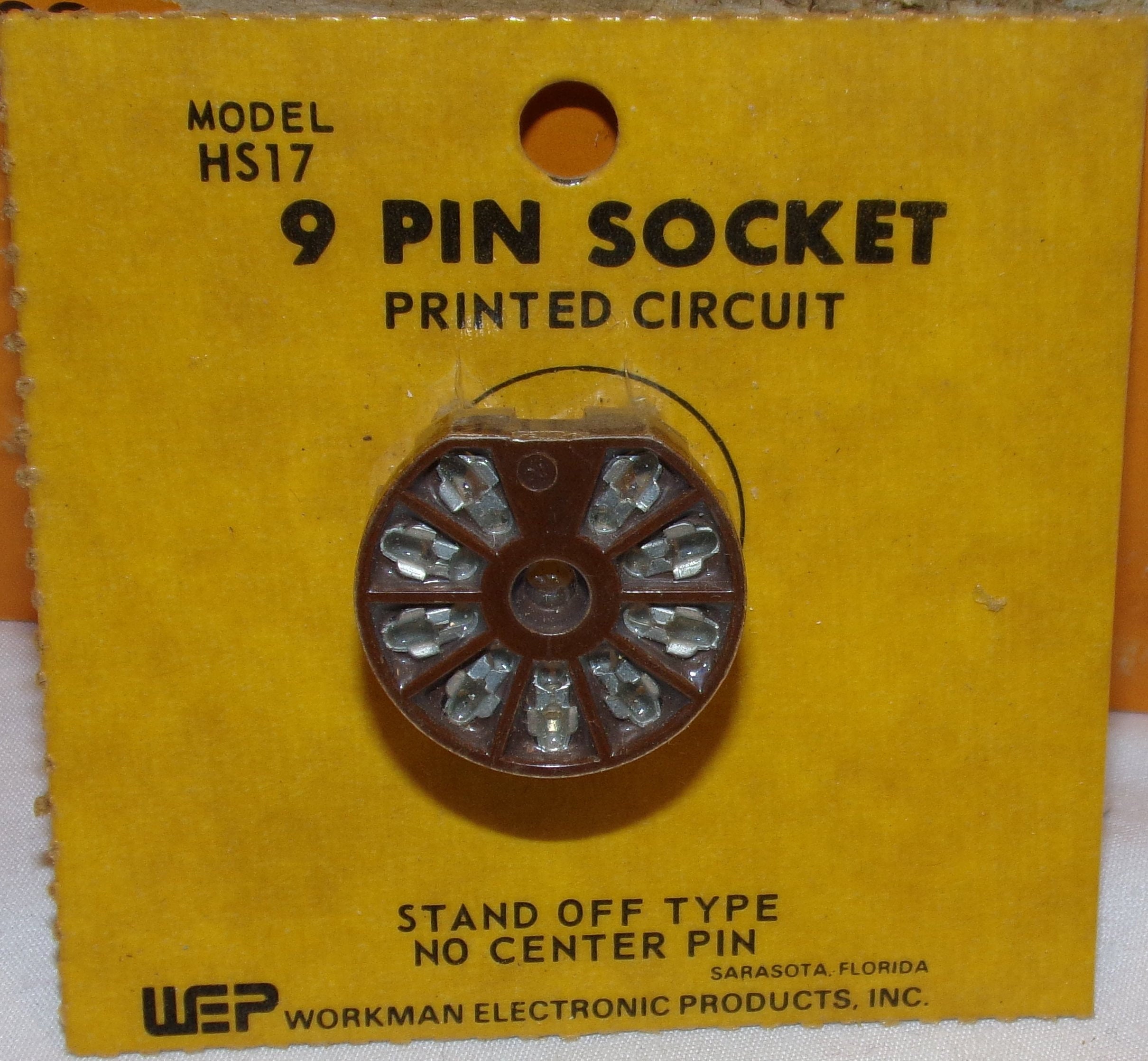Workman Electronic Products 9 Pin Socket Printed Circuit HS17 NOS New ...