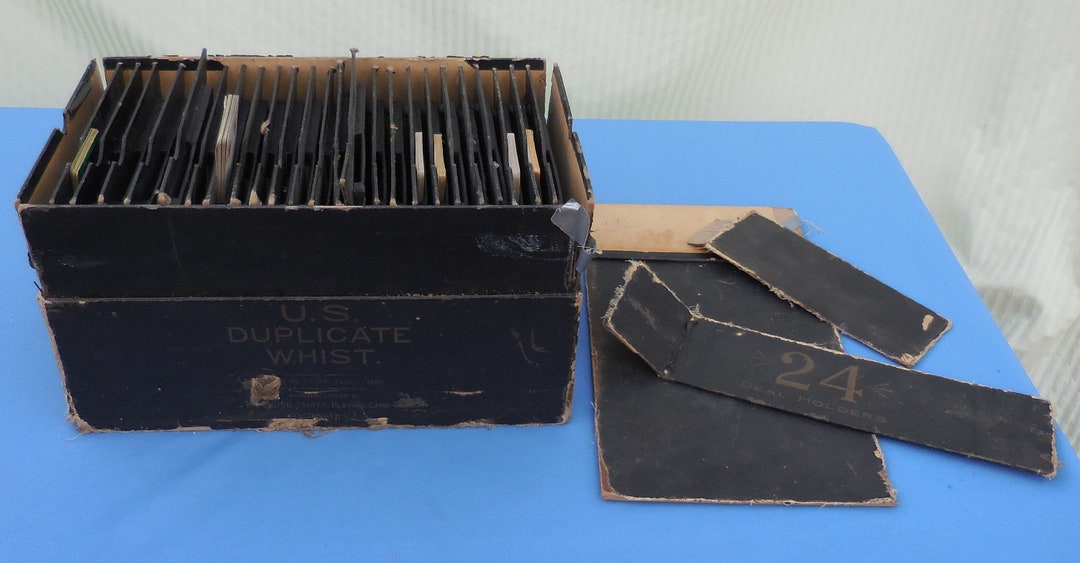 Antique US Duplicate Whist Playing Card Game Set 1894 Bridge 24 Deal ...