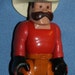 Vtg Fisher Price Husky Helpers Cowboy Cow Boy Western Toy Figure ...