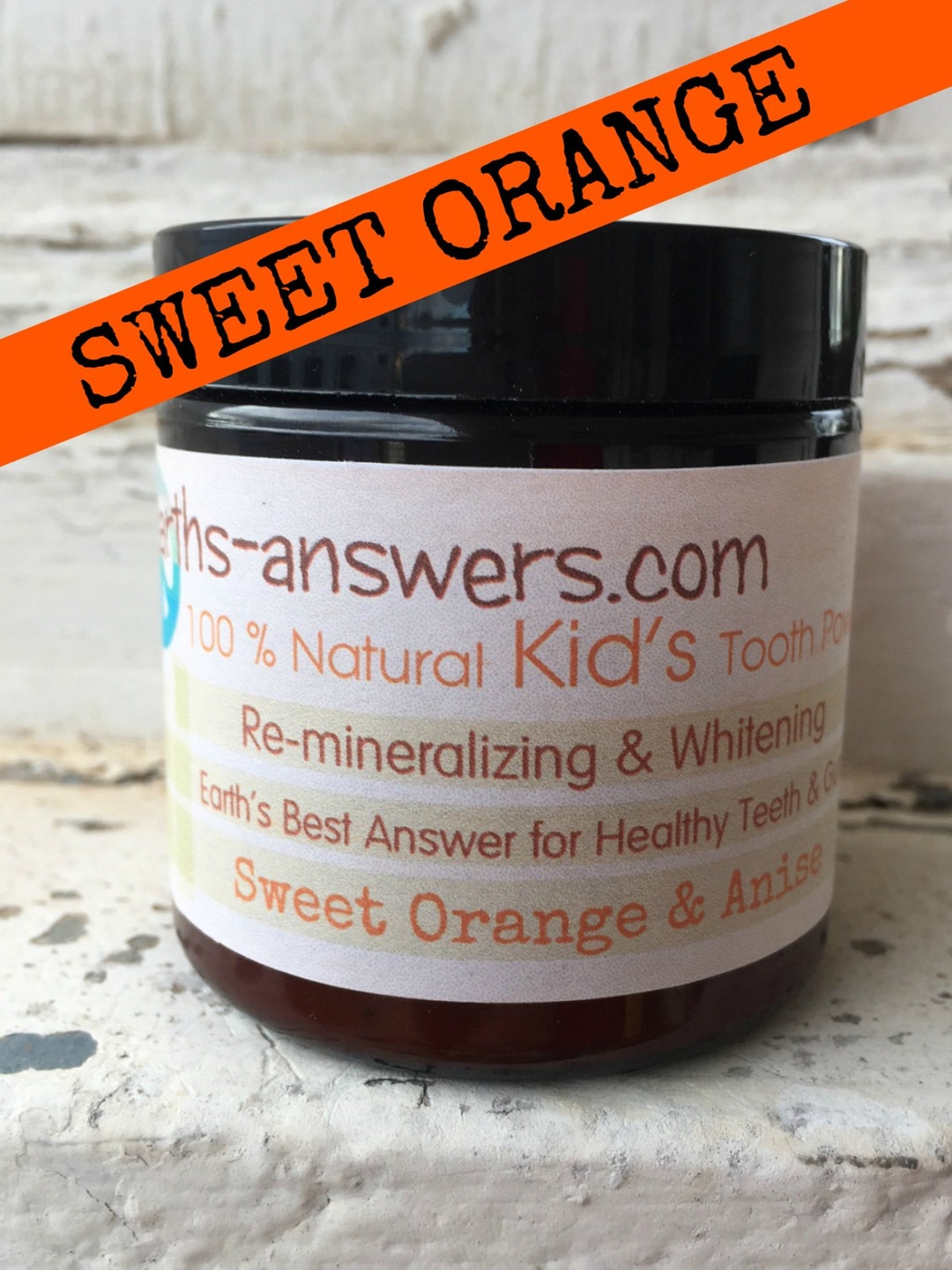 Sweet Orange and Anise Kids All Natural Tooth Powder Toothpaste - Etsy