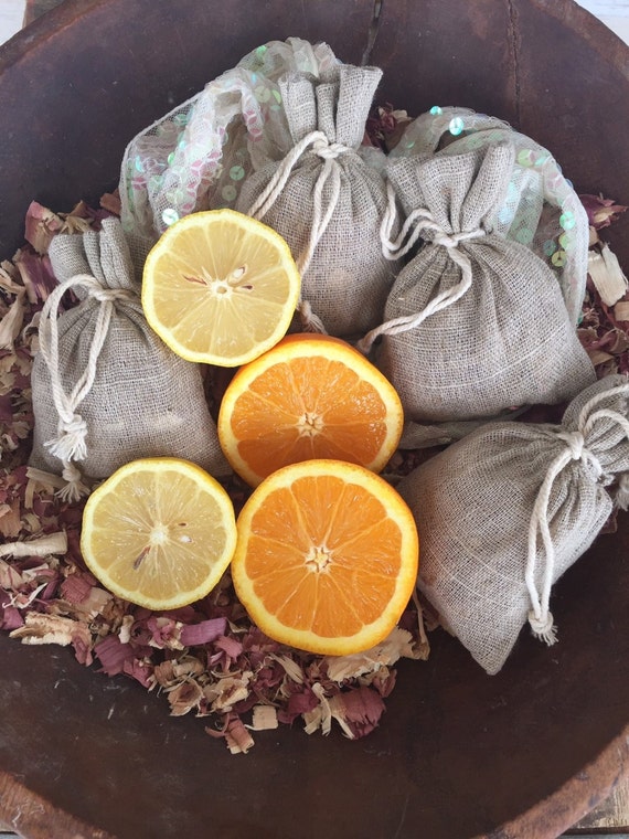 Warm Summertime Sachet Set of 4 Fresh Cut Red Cedar and - Etsy