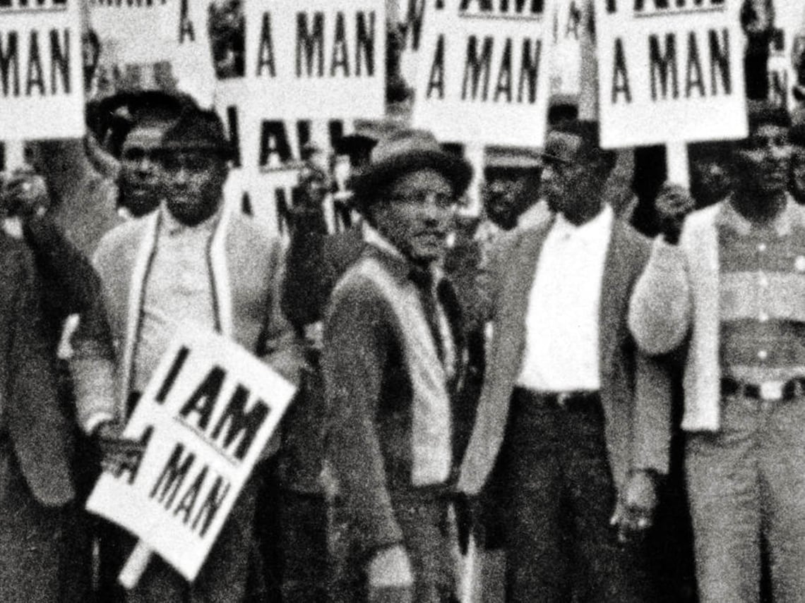 Civil rights movement I Am A Man protest photo social | Etsy