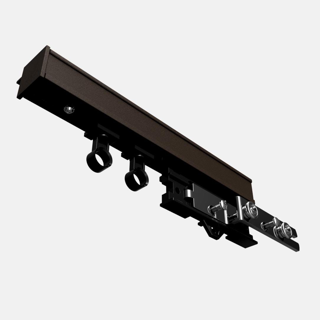 Drapery Track - Wall or Ceiling Mount - Rustproof Traverse Rod - Indoor ...