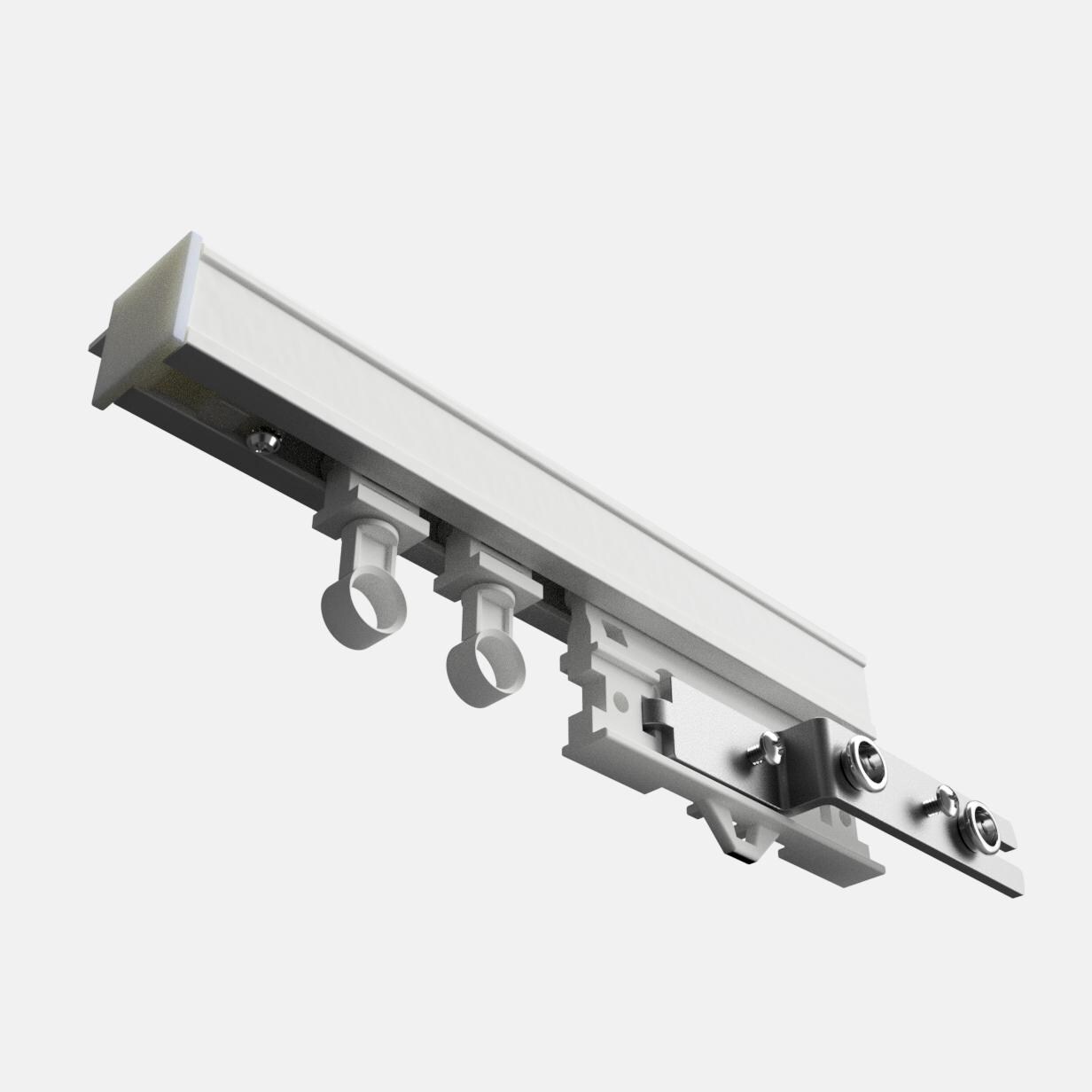 Drapery Track - Wall or Ceiling Mount - Rustproof Traverse Rod - Indoor ...