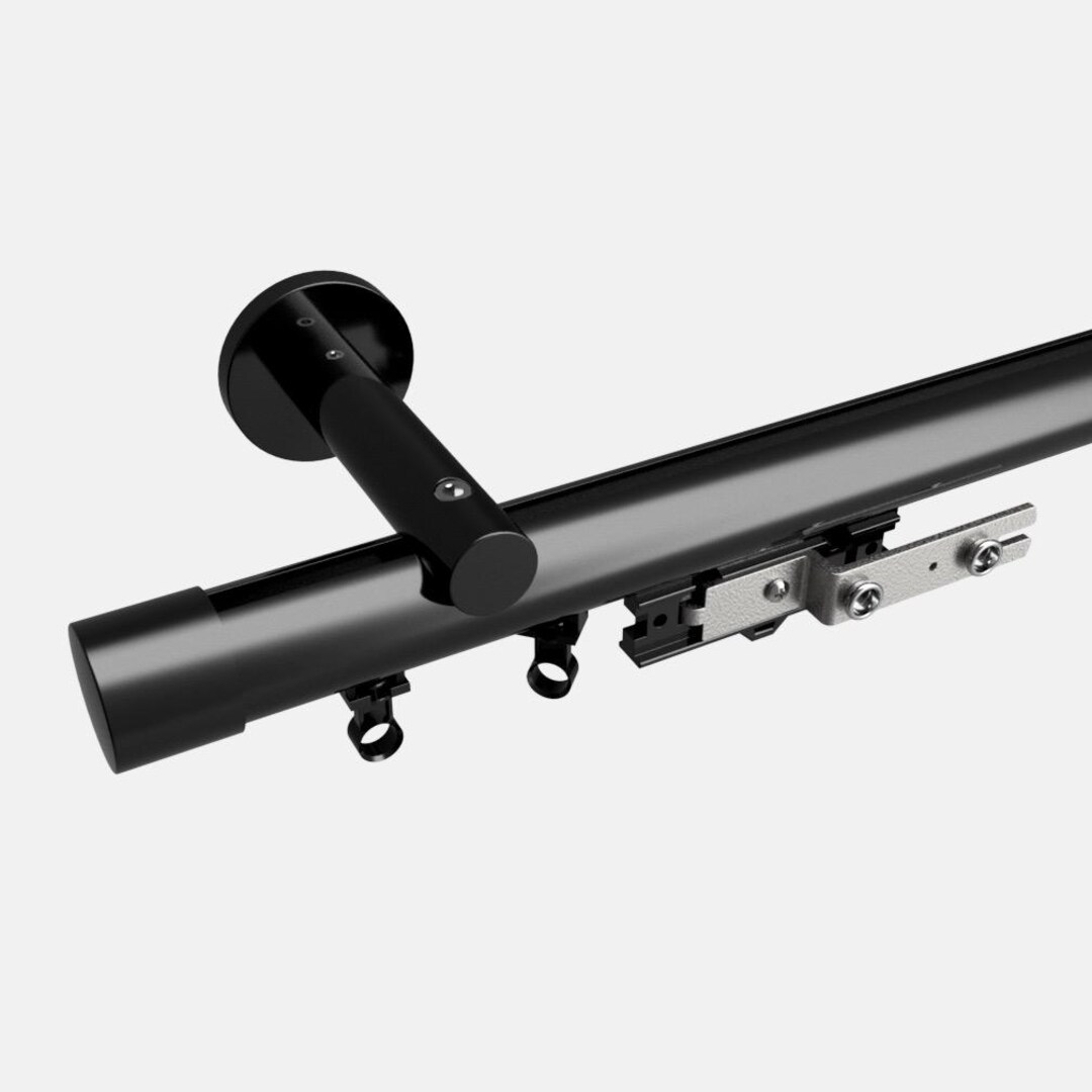 Drapery Rod Track - Wall Mount - Rustproof Traverse Rod - Indoor ...
