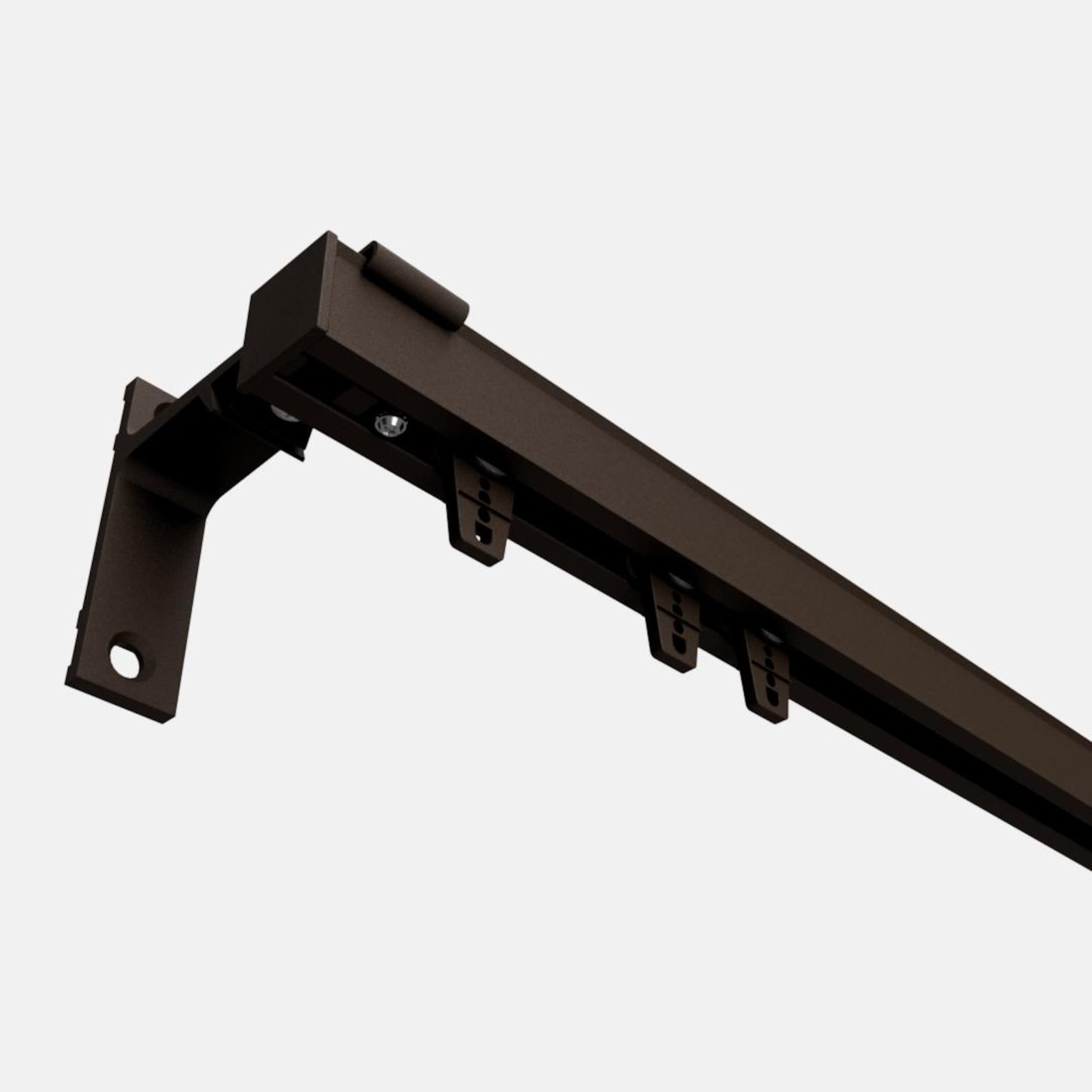 Drapery Track - Wall or Ceiling Mount - Rustproof Traverse Rod - Indoor ...