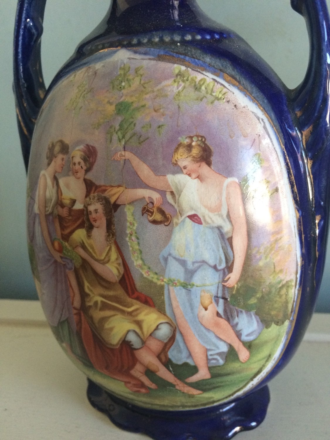 Empire Works Stoke on Trent Rare Vase Circa 1896-1912 - Etsy