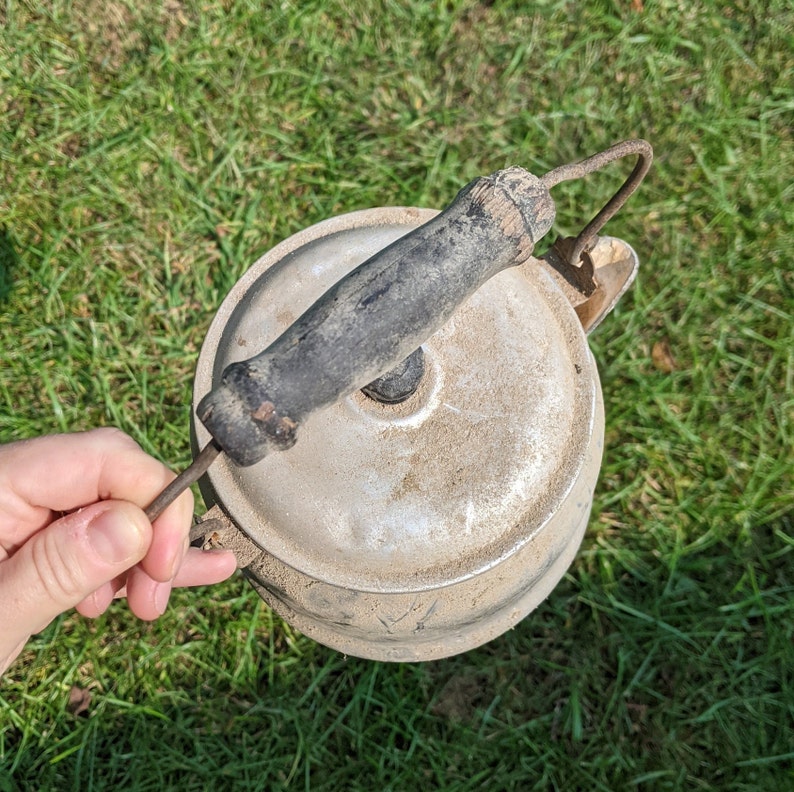 Vintage Antique Etched Tea Kettle Decor - Etsy