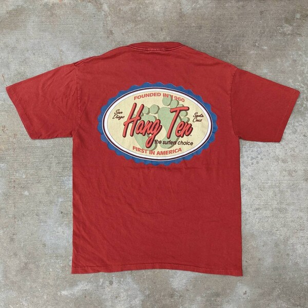 Hang Ten Logo - Etsy