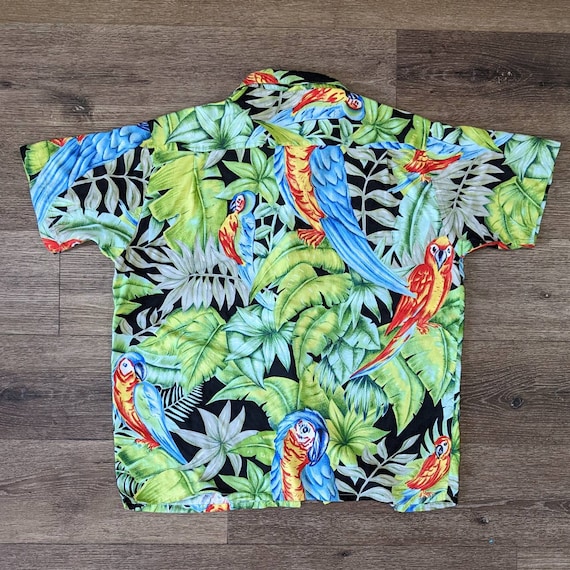 Vintage Pineapple Connection parrots Hawaiian shirt -… - Gem