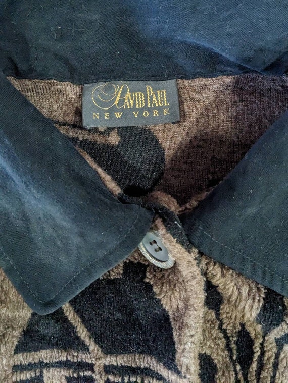 Vintage David Paul NY camping fleece jacket - Gem