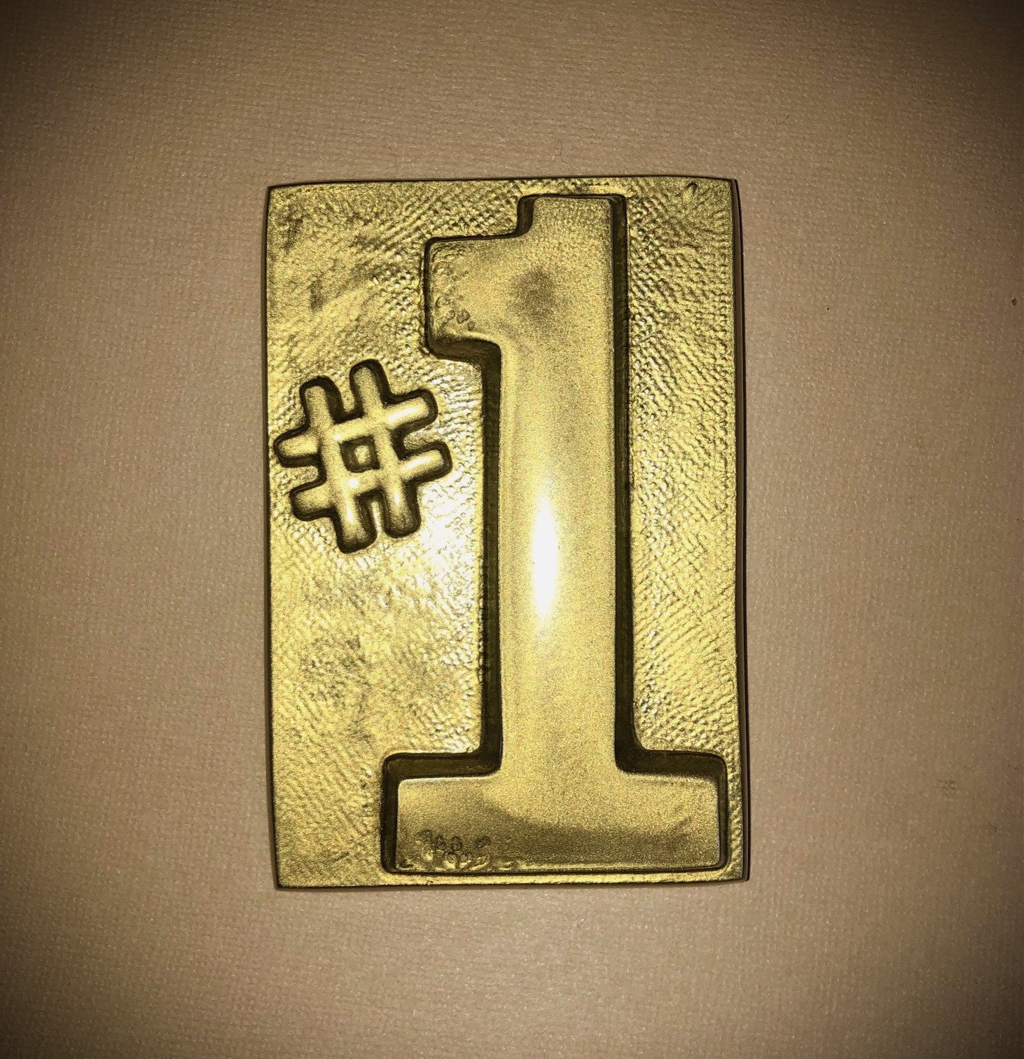 Brass Paperweight. Vintage 70s 1 Paperweight. - Etsy