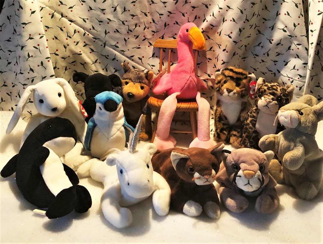 Beanie Bebés. 12 Animales coleccionables de Ty Productions. - Etsy España