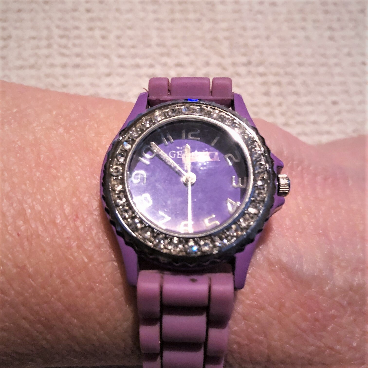 Womens Wristwatch. Vintage Geneva Rhinestone Wrist Watch. - Etsy