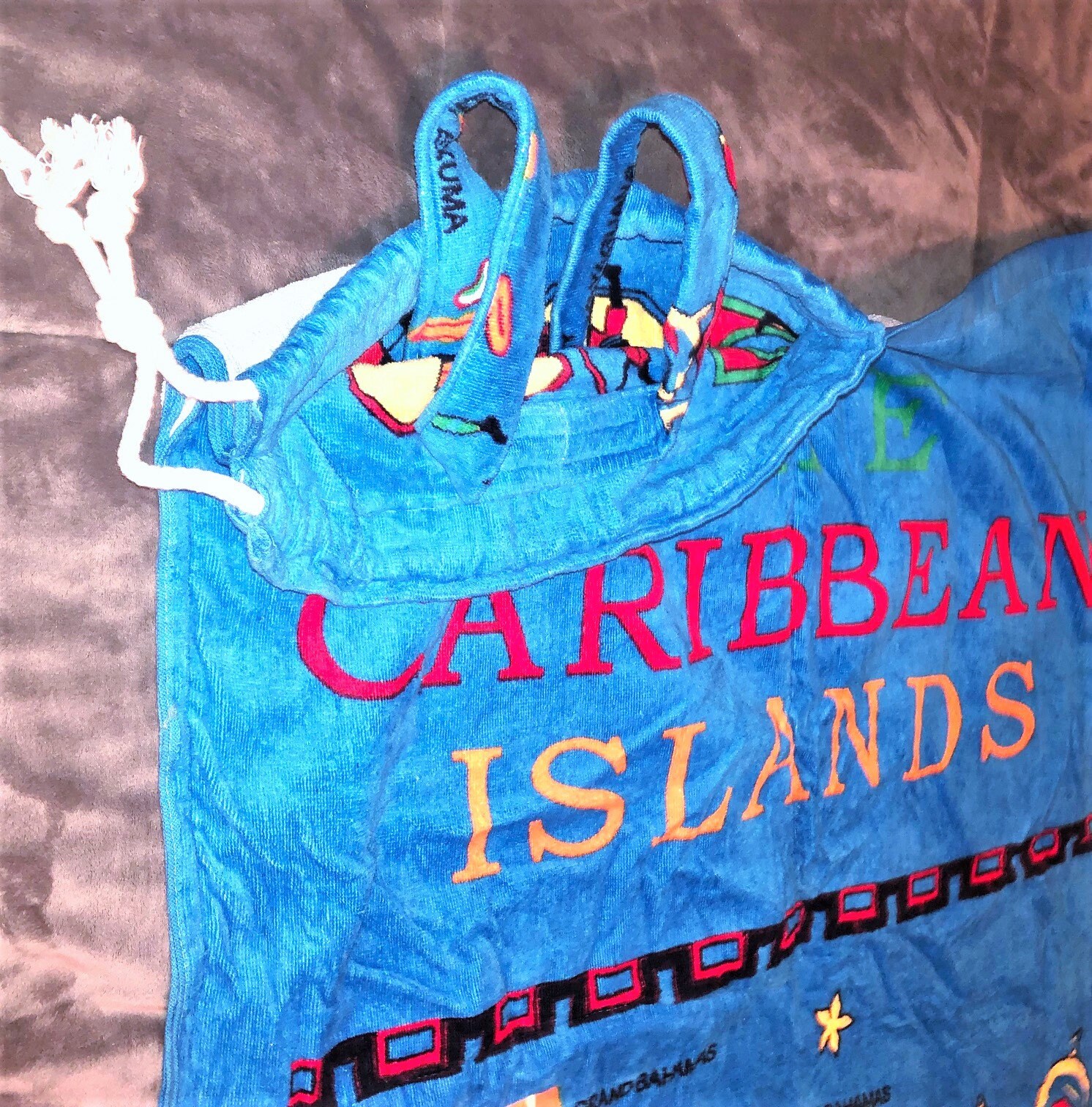 Beach Towel. Convertible Jamaican Islands Beach Towel in A - Etsy