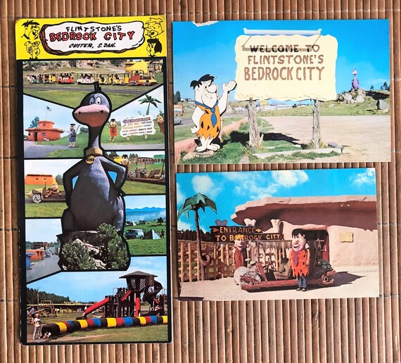 Flintstone's Postcards. Circa 1960s. | Etsy