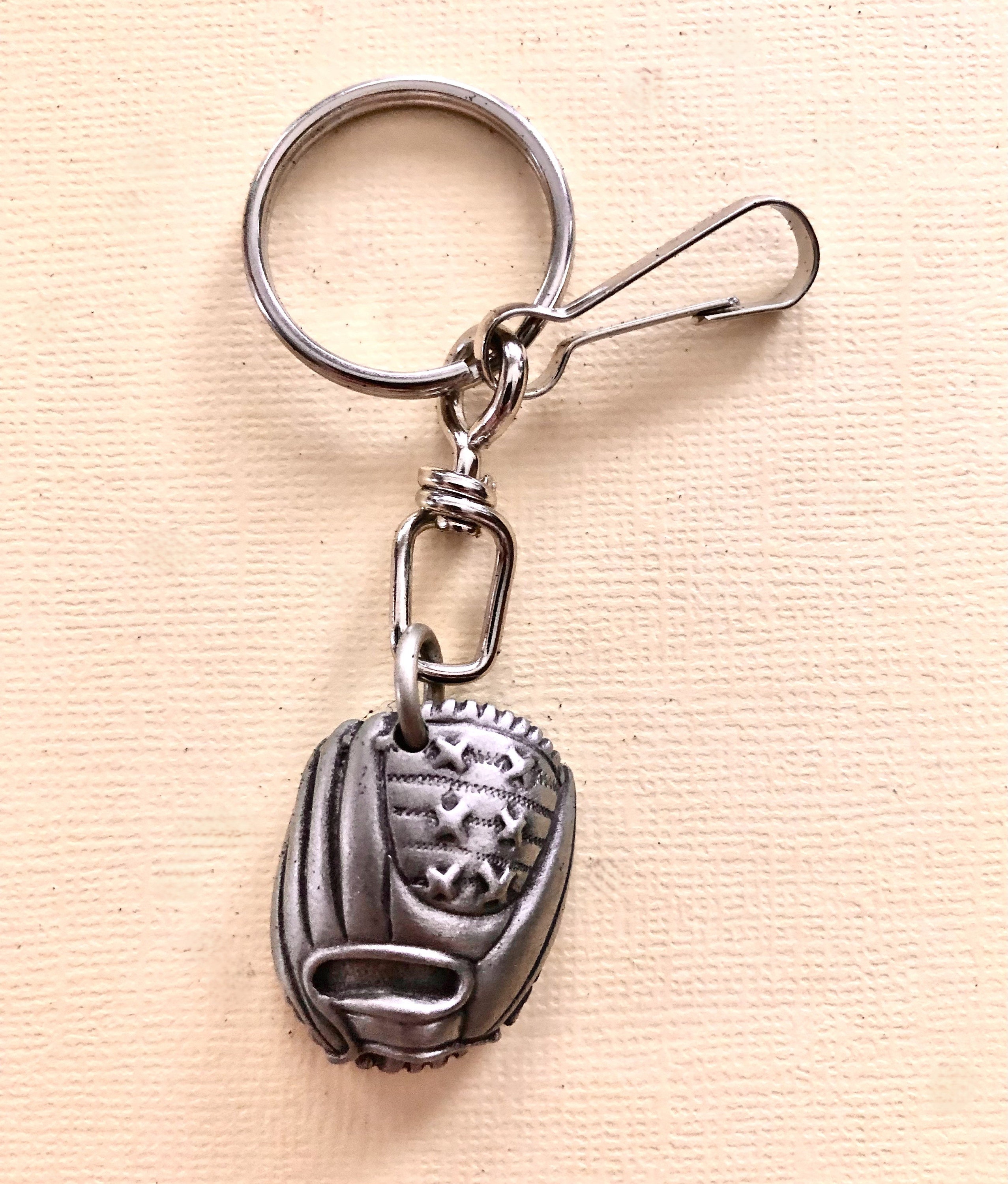 Avon Keychain. Vintage Pewter 'play Ball' Keychain/pendant. - Etsy