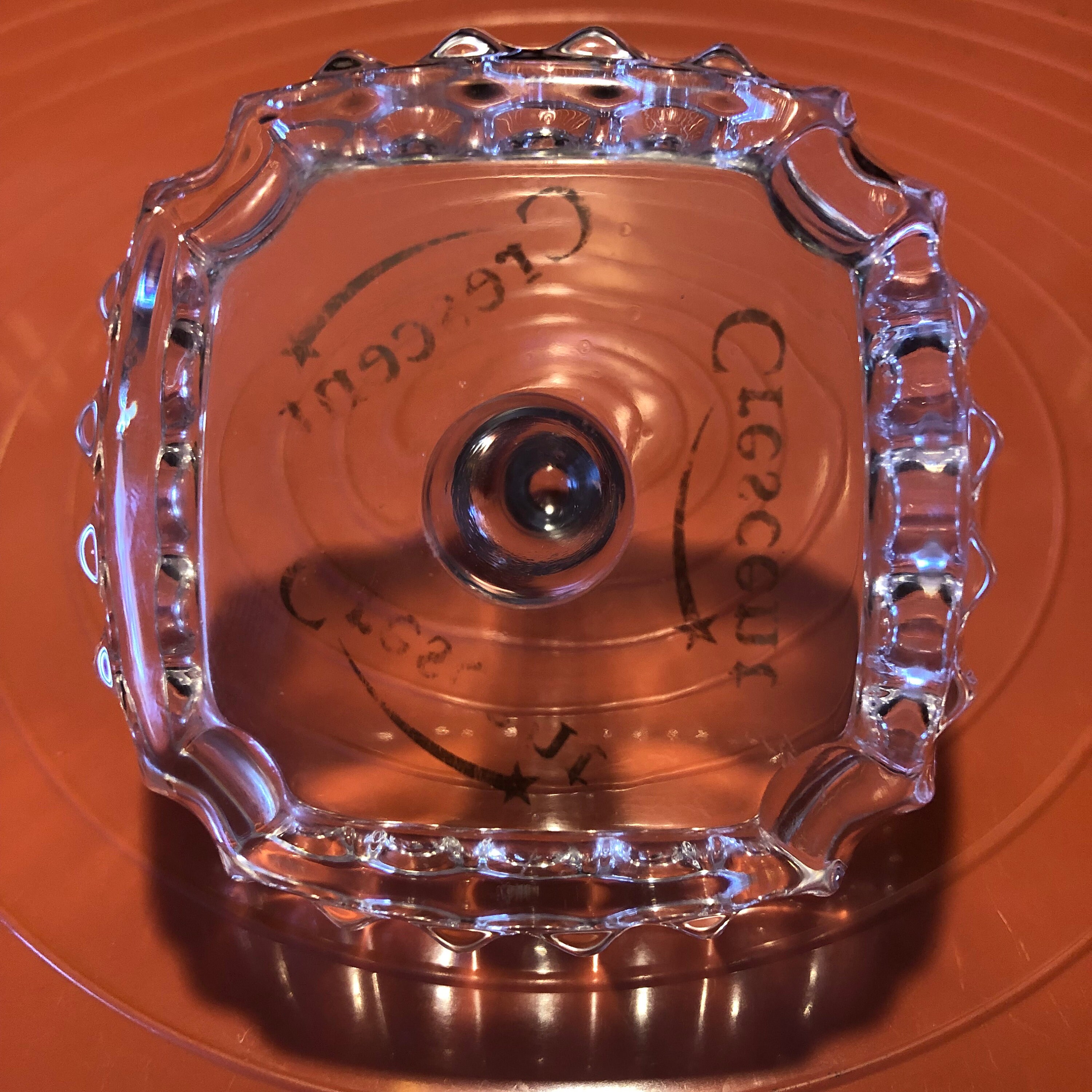 Vintage Crystal Ring Holder. Glass Ring Holder. - Etsy