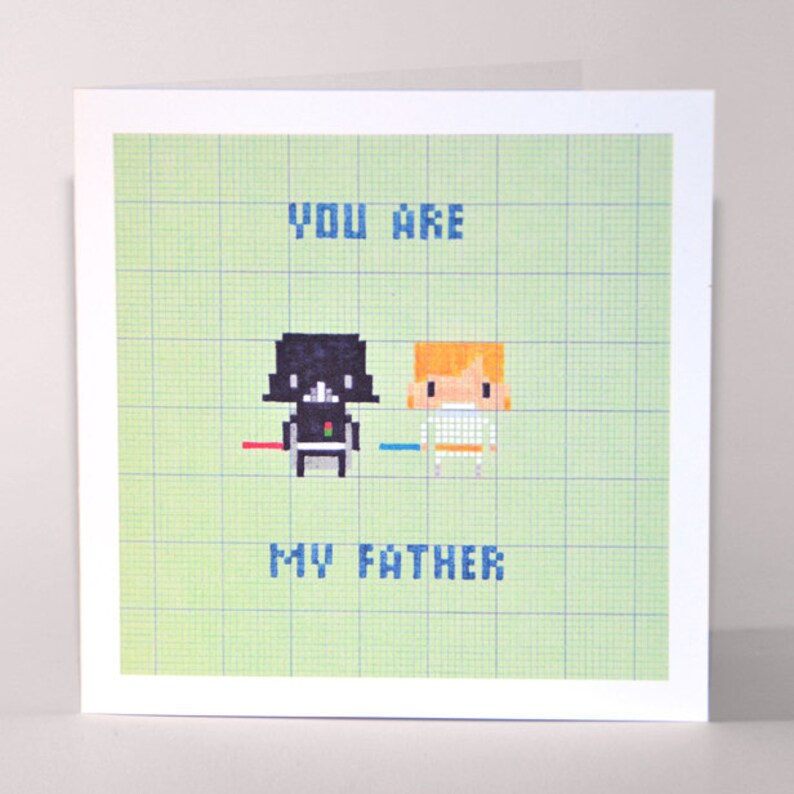 Star Wars Father's Day Card - I Am Your Father Luke Skywalker Darth ...