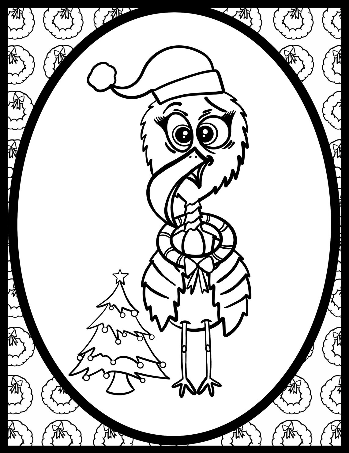 CHRISTMAS Printable Coloring Book Curious Creatures Kids - Etsy