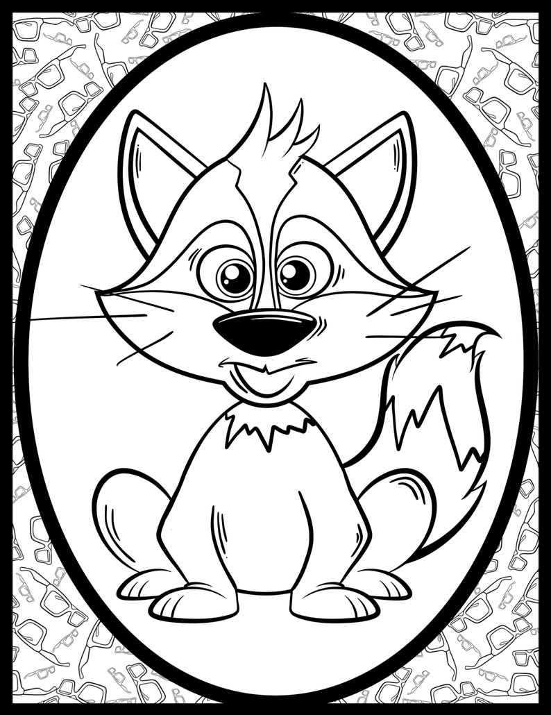 50 Curious Creatures Printable Coloring Book - 2 in 1 | Kids Activity ...