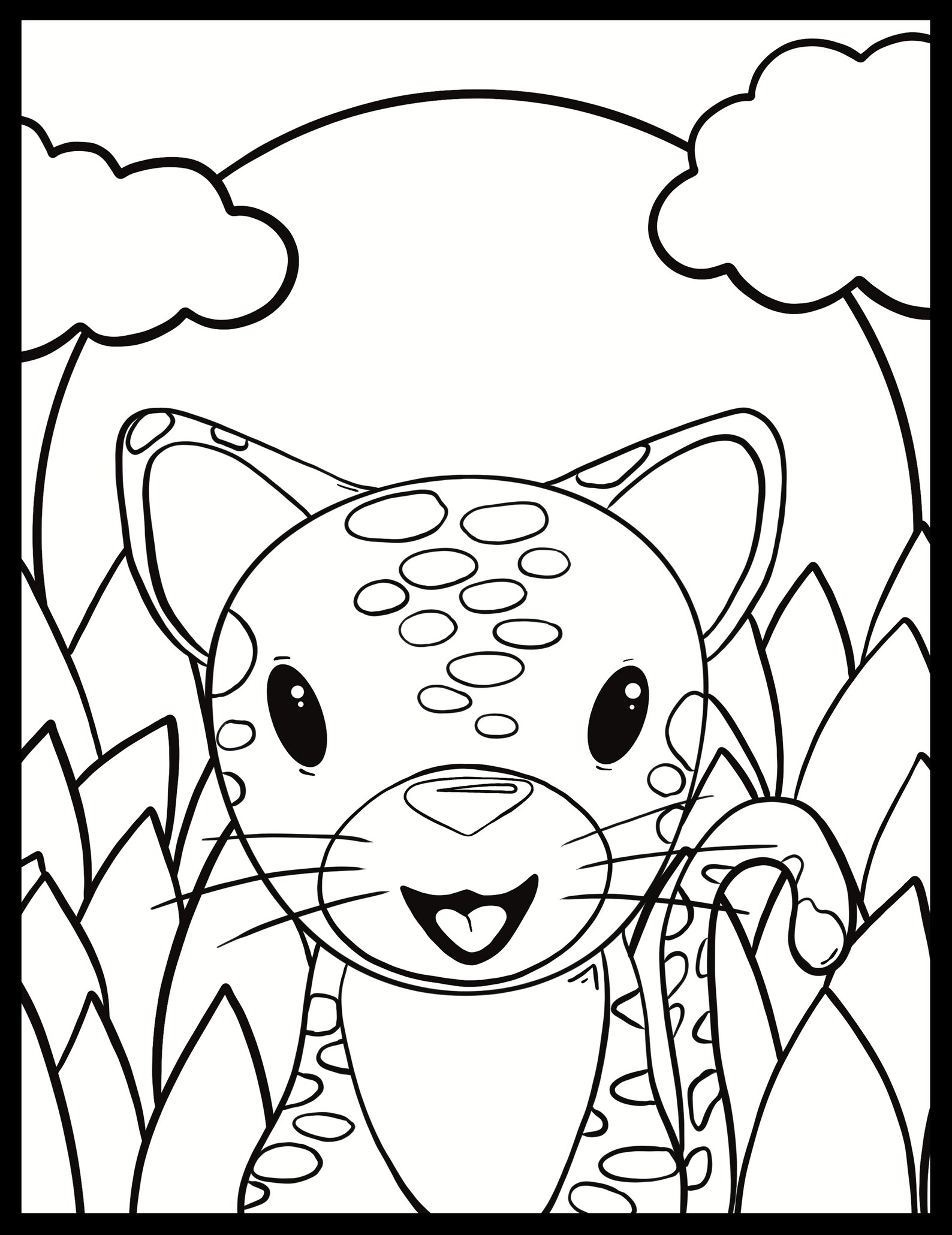 True Colors Printable Coloring Book Charming Little Creatures Kids ...