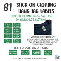 Name Stamp for Clothing, Permanent on Any Surface or Fabric ...