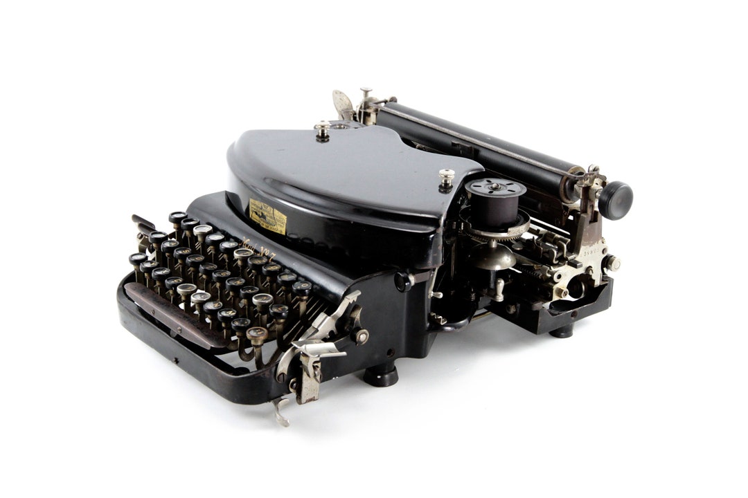 Antique Typewriter, Restored and Rare Adler Model No. 7 - Etsy