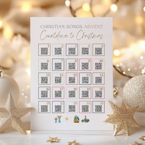 Christian Advent Calendar Song Playlist, Christian Christmas Countdown ...