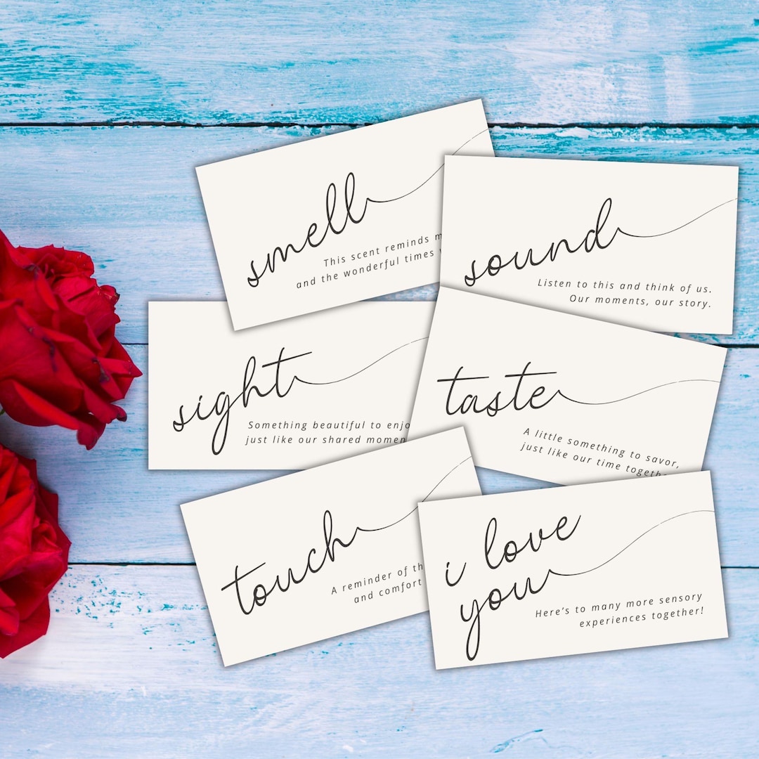 5 Senses Gift Tags, 5 Senses Themed Gift, 5 Senses Gift Ideas ...