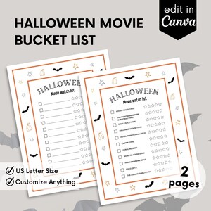 Halloween Movie Bucket List, Halloween Movie List, Movie Night ...