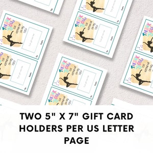 Dance Teacher Appreciation, Dance Teacher Gift Tags, Teacher Card ...