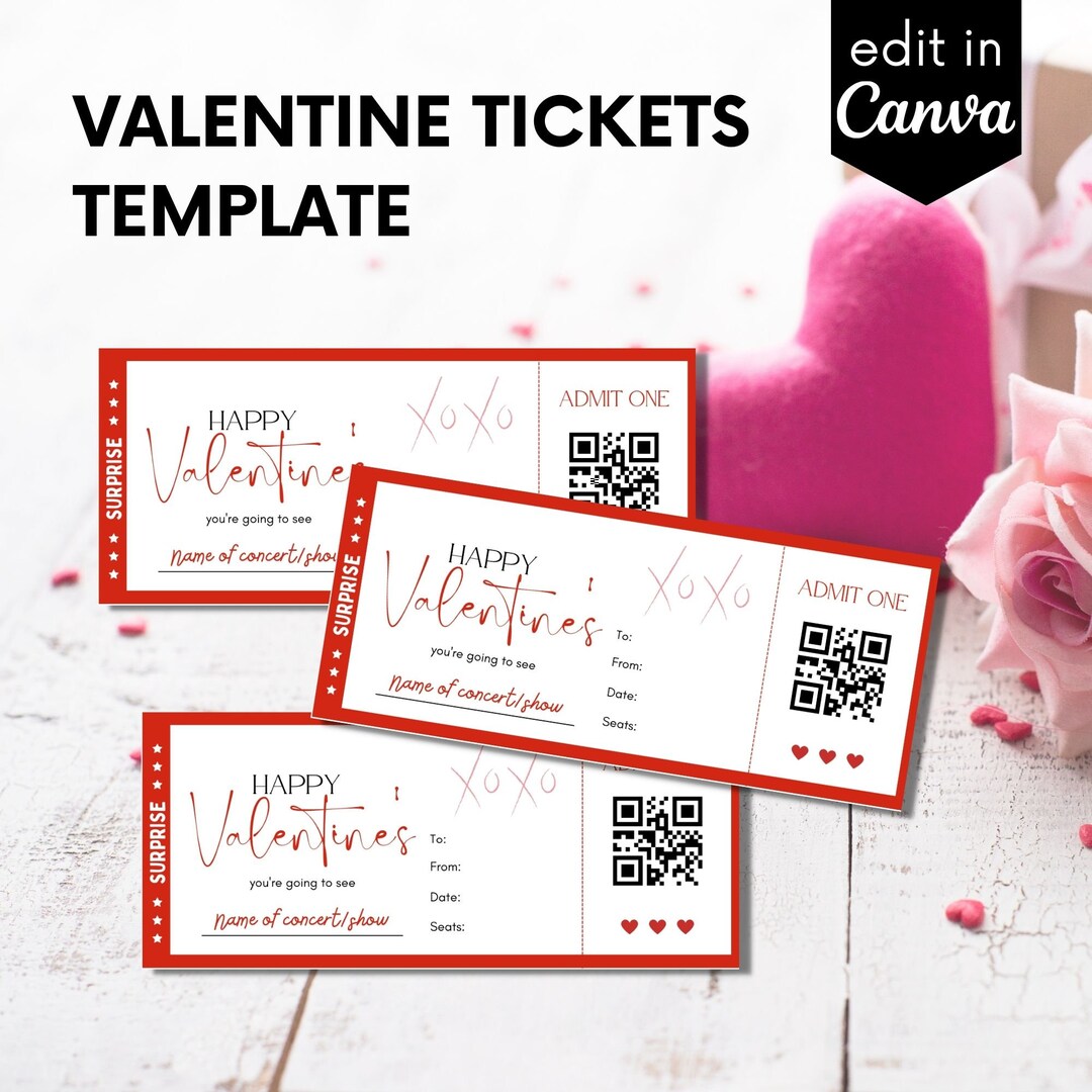 Valentine's Day, Musical Event, Concert Ticket, Valentine’s Day Gift ...