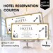 Hotel Voucher Gift Card, Editable Surprise Weekend Getaway, Hotel Stay ...