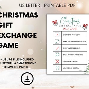 Christmas Gift Exchange Game, Gift Swap, White Elephant Gift Exchange ...