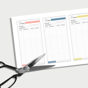 Cash Envelope Inserts, Money Tracker, Cash Tracker Sheet, Budget ...
