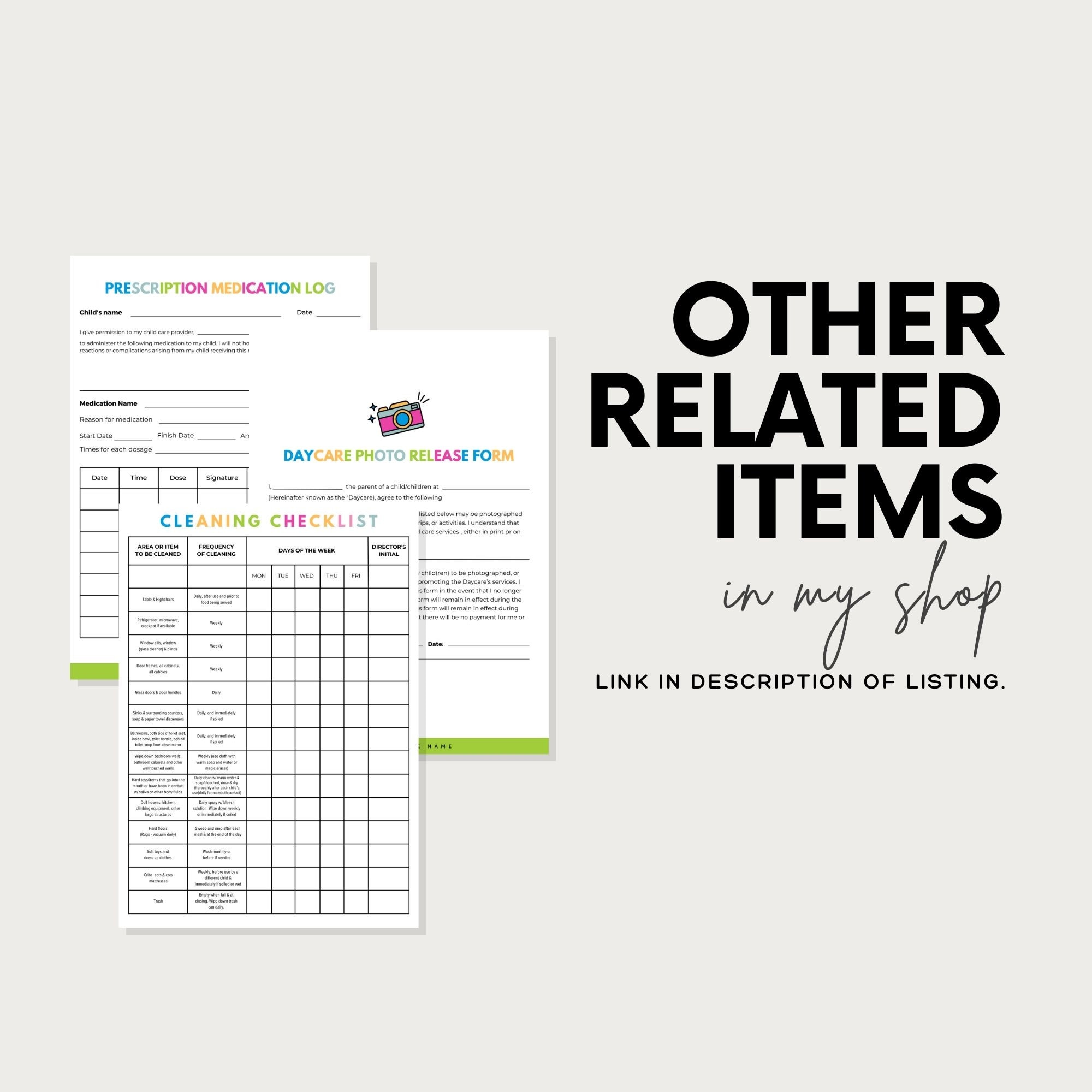 Daycare Emergency Plan, Childcare Emergency Plan Template, Emergency ...